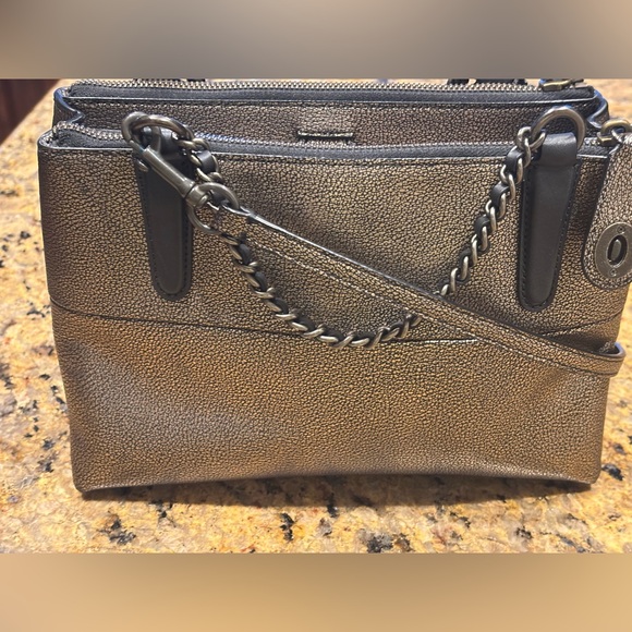 Coach | Bags | Coach Copper Color Cross Body Purse | Poshmark